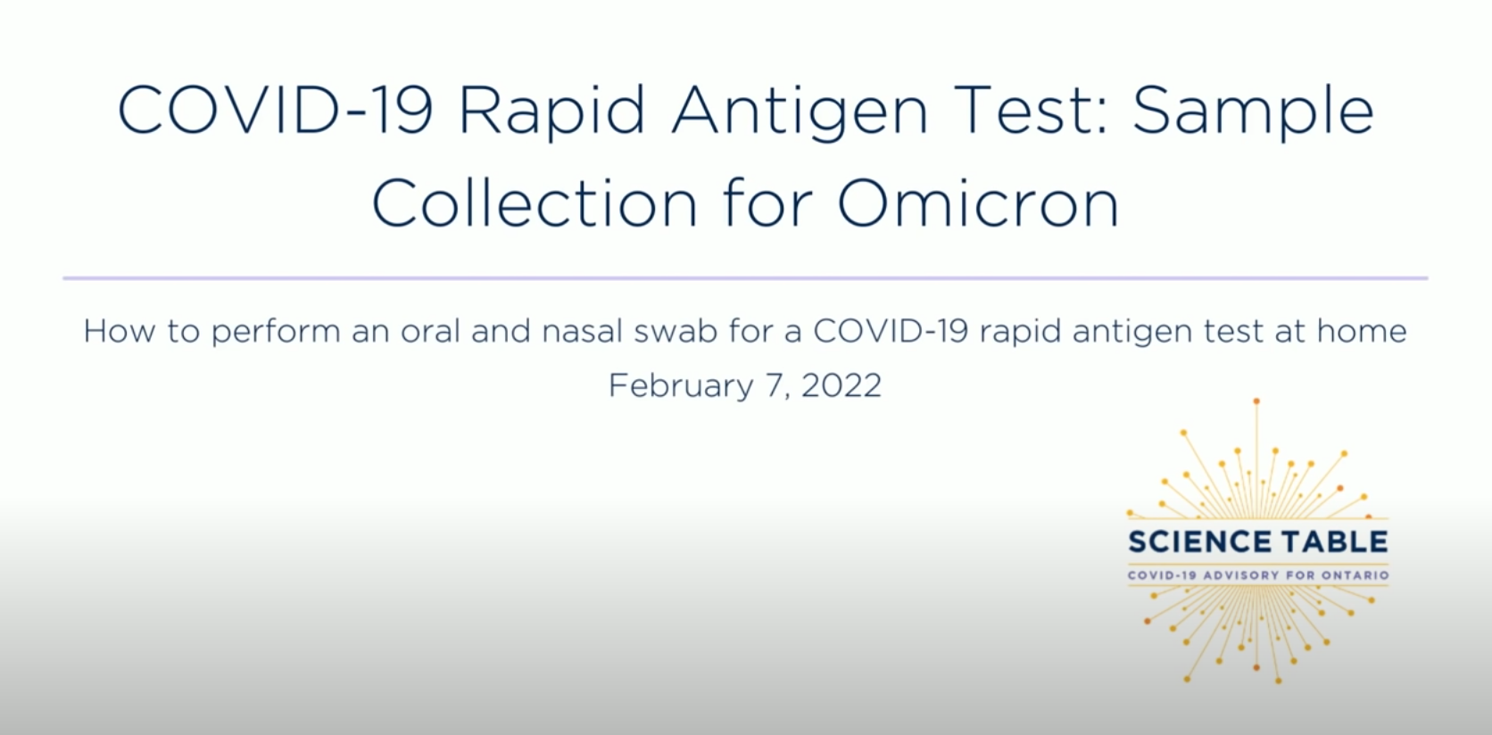 COVID-19 Rapid Antigen Test: Sample Collection for Omicron – Wellness Hub