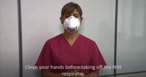 Taking Off Cone N95 Respirator – Wellness Hub